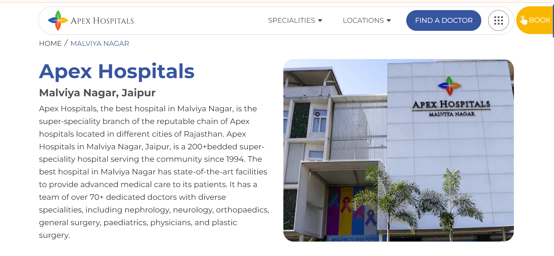 Top 10 Cancer Hospitals in Jaipur