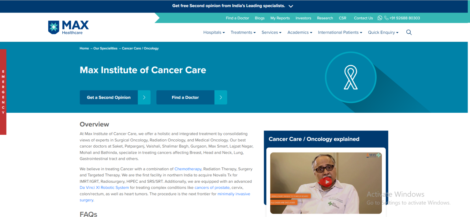 Top 10 Best Cancer Hospitals in Delhi | Update List 2024 - Goaid