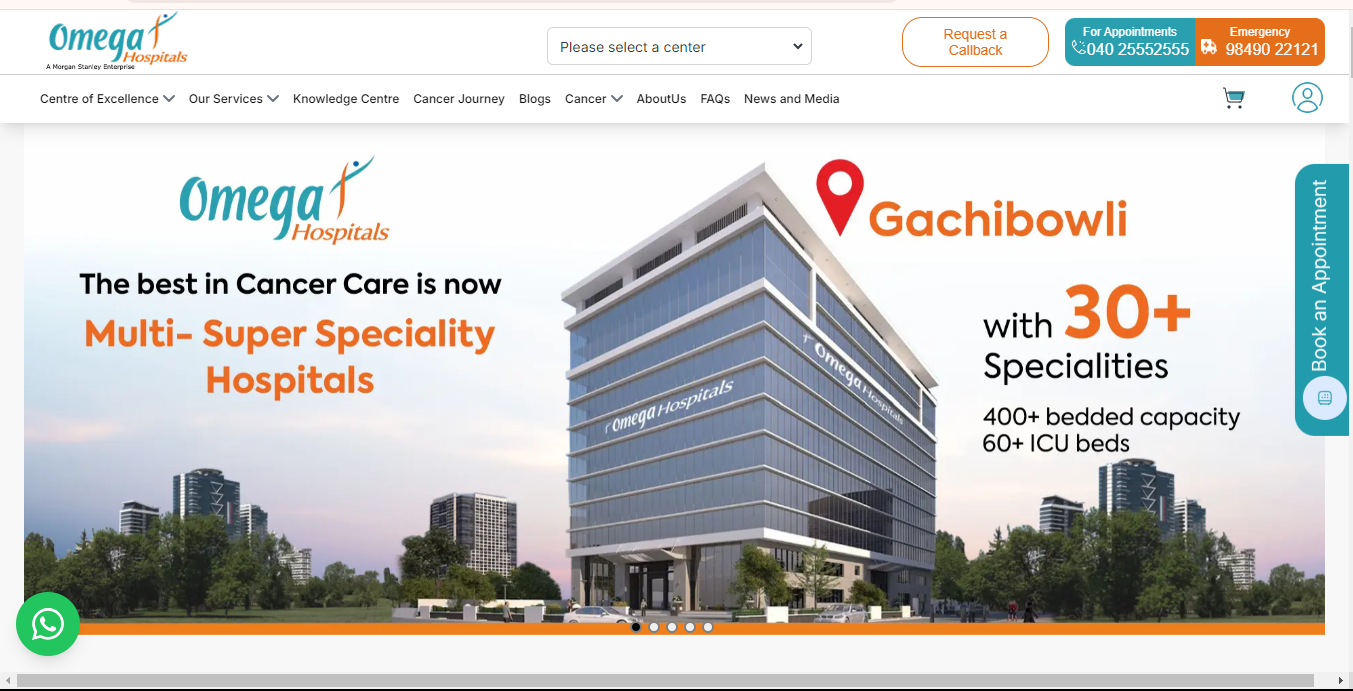 Top 10 Private & Government Cancer Hospitals in Hyderabad